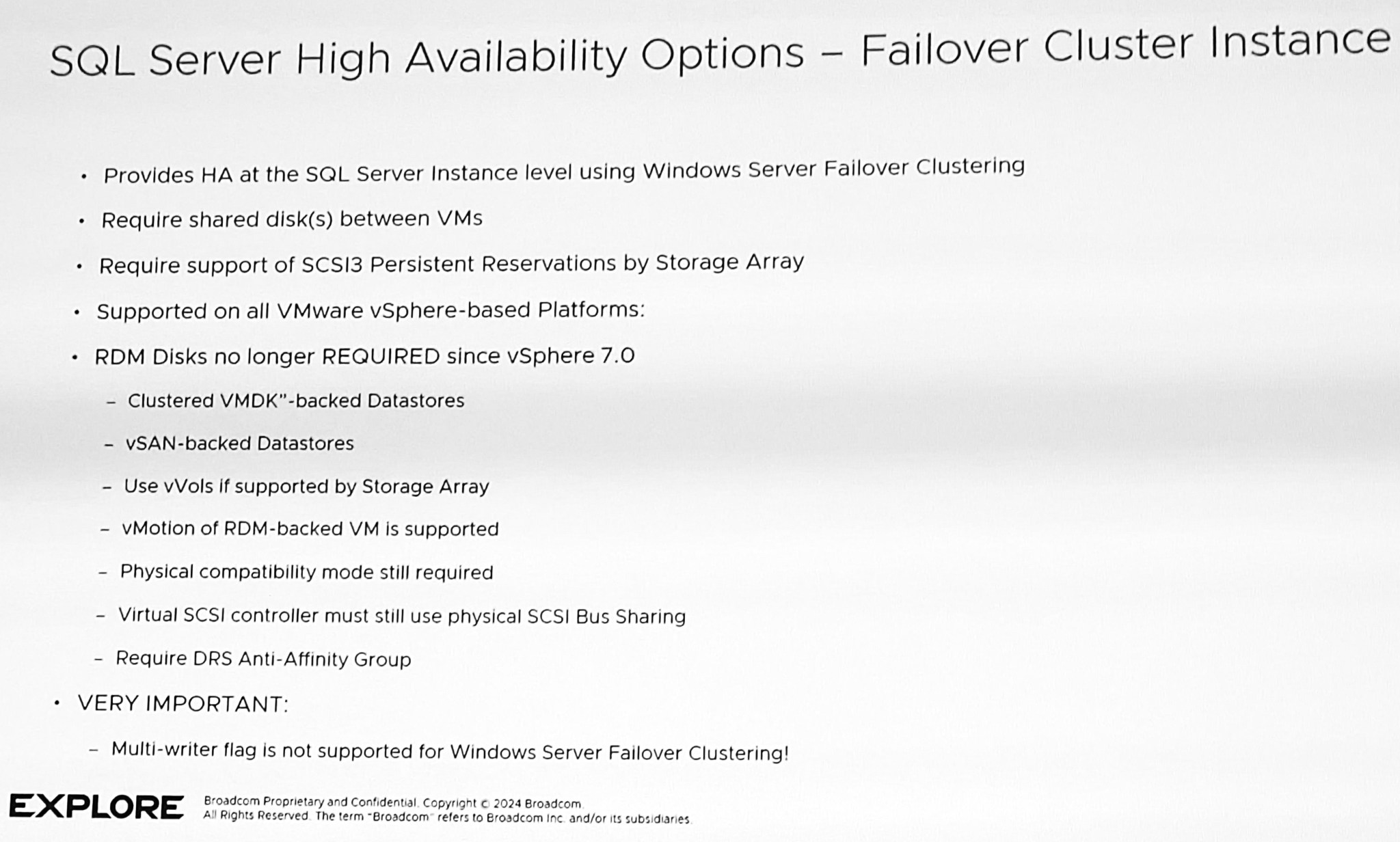 Architecting Your Microsoft SQL Server Workloads on VMware Cloud ...