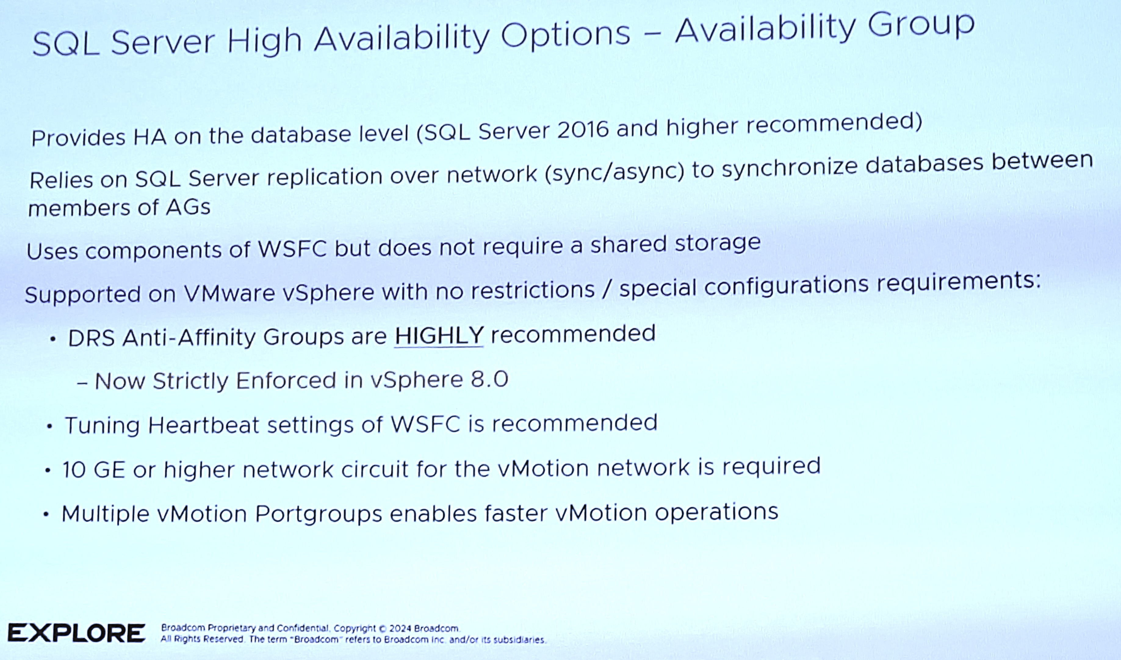 Architecting Your Microsoft SQL Server Workloads on VMware Cloud ...
